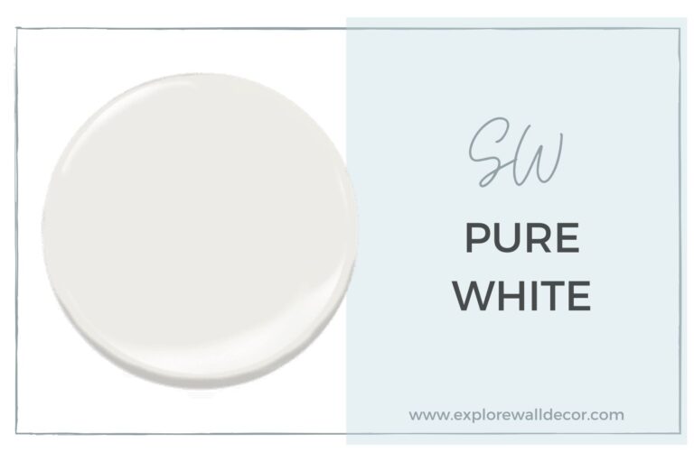 Sherwin Williams Pure White Paint Color Review - Explore Wall Decor