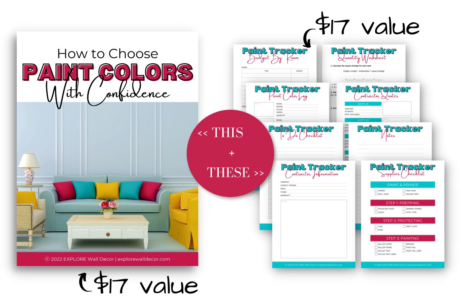 Thank You Color Palette - Explore Wall Decor