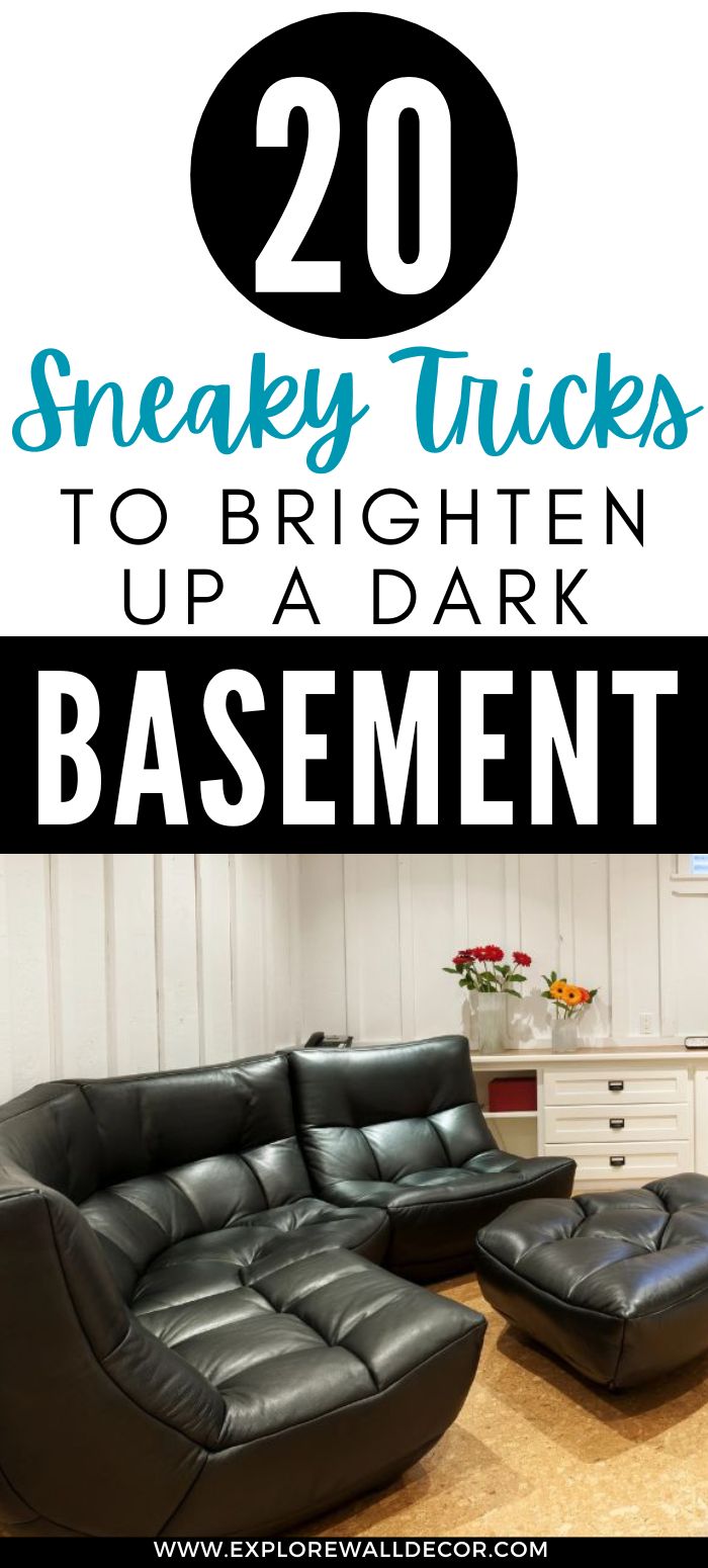 How to Brighten Up a Basement Without Windows (20 Simple Tricks ...